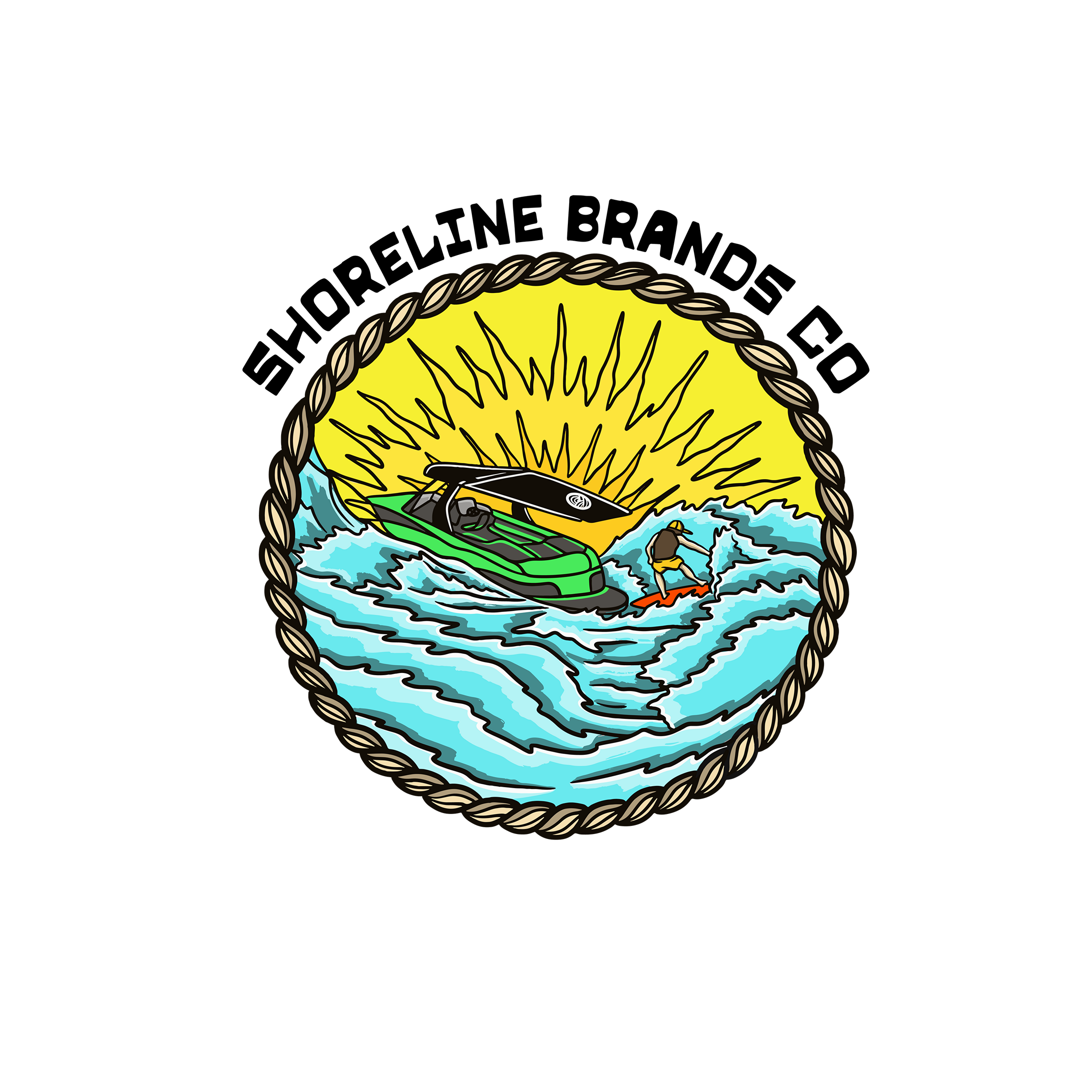 Wakesurf Boat Bimini Shade Extension and Wakesurf Accessories ...